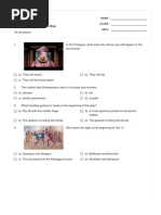 Romeo and Juliet Test | PDF | Characters In Romeo And Juliet | Romeo ...