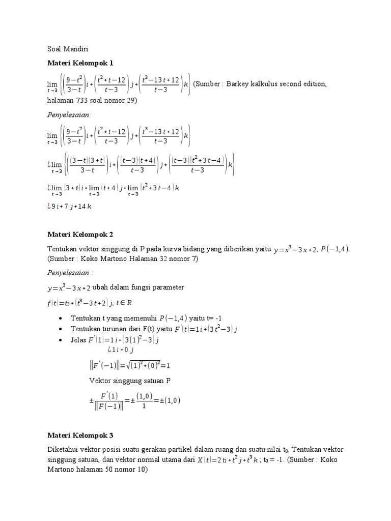 Soal Mandiri Kalut | PDF