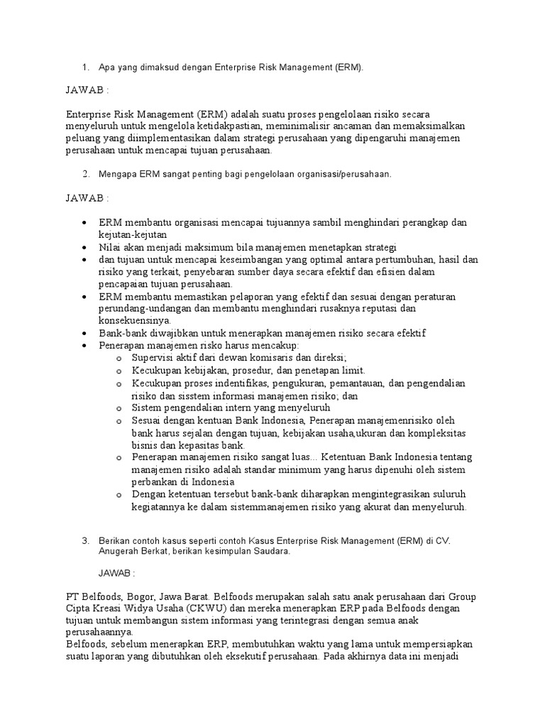 Manajemen Risiko Pdf