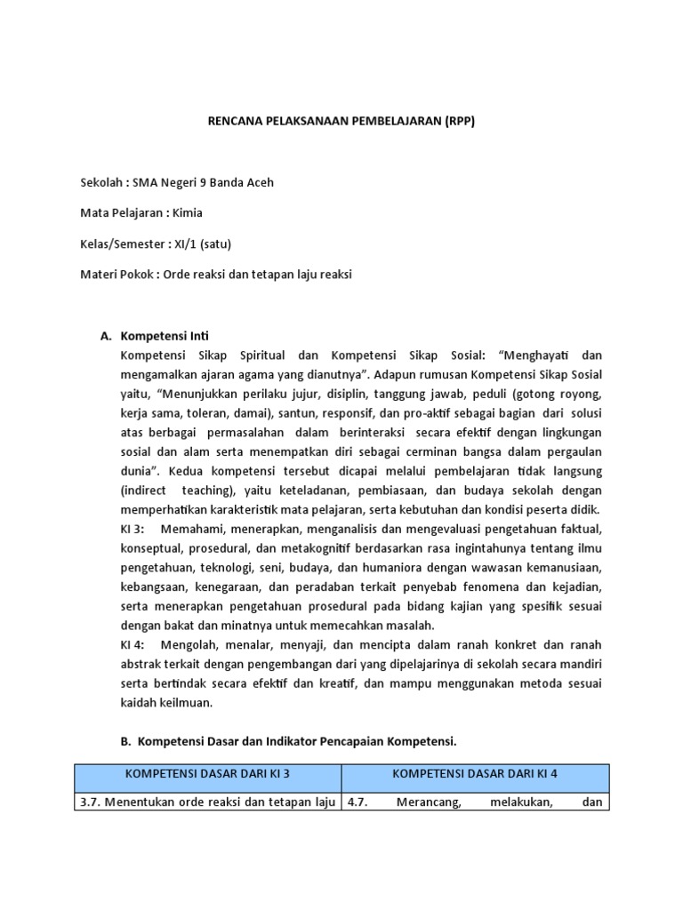 RPP Format 1 - KD.3.7 | PDF