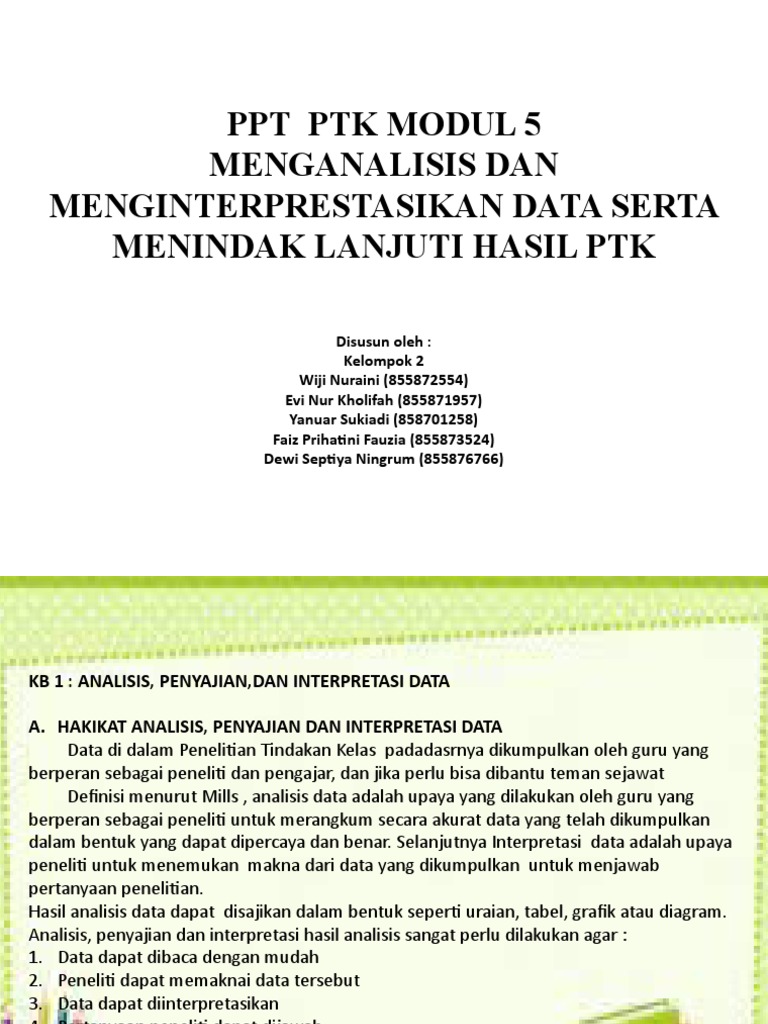 PTK Modul 5 | PDF