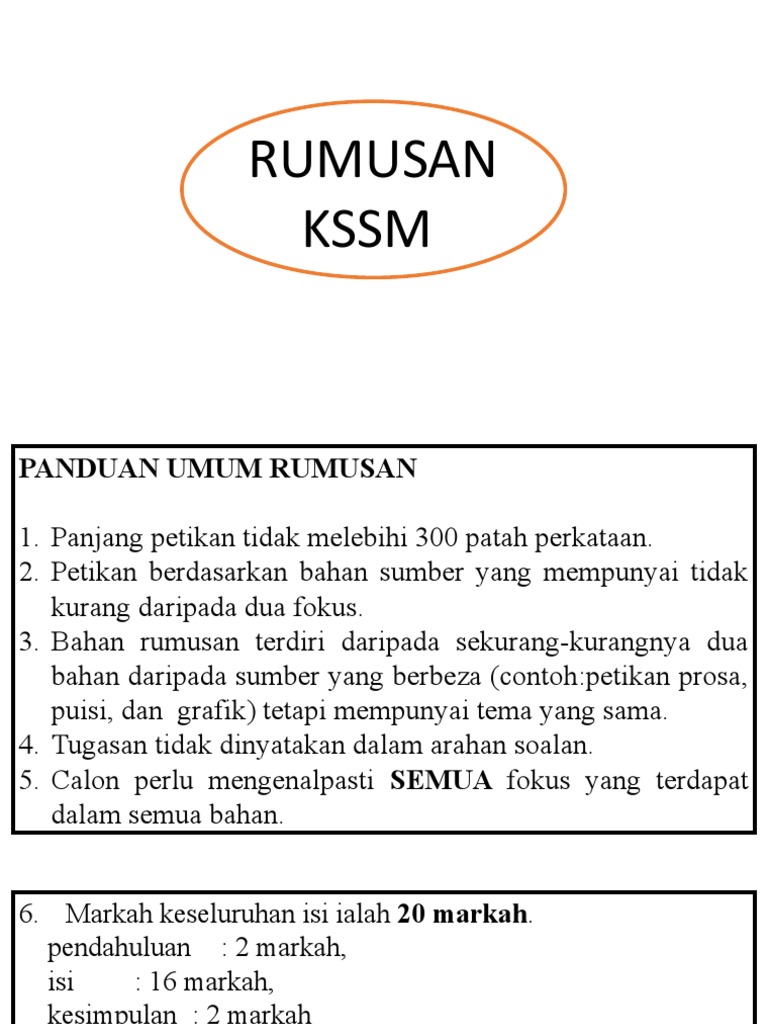 Soalan - Rumusan | PDF