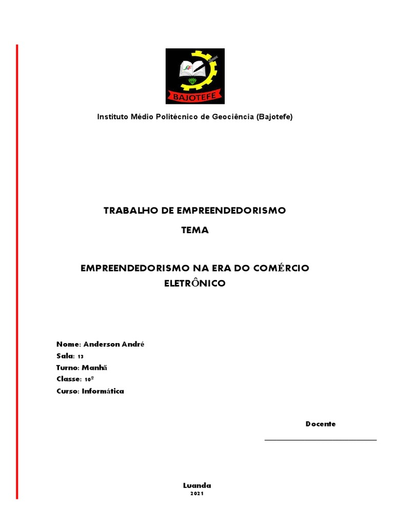 Instituto Médio Politécnico de Geociência | PDF