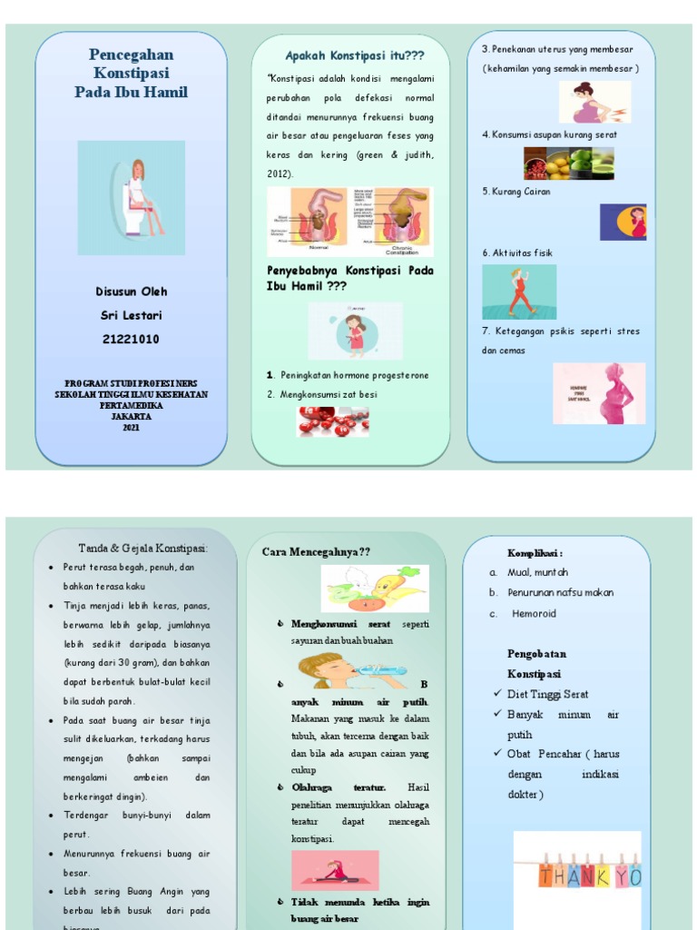 Leaflet Konstipasi | PDF