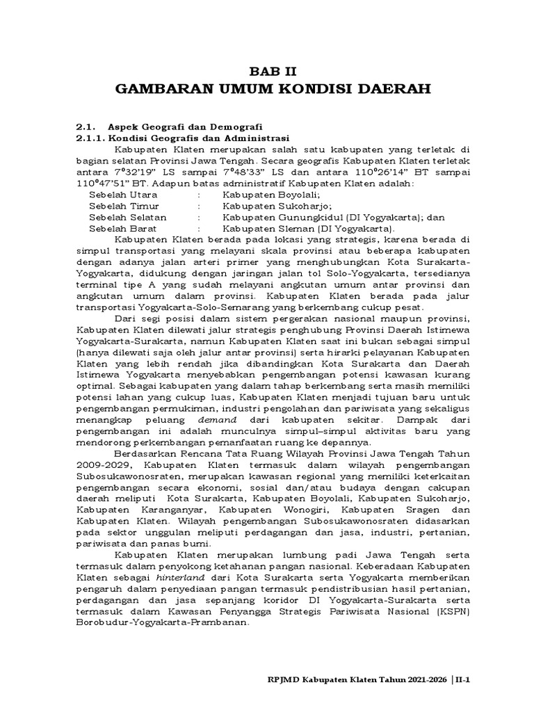 Bab 2 Gambaran Umum - Final | PDF