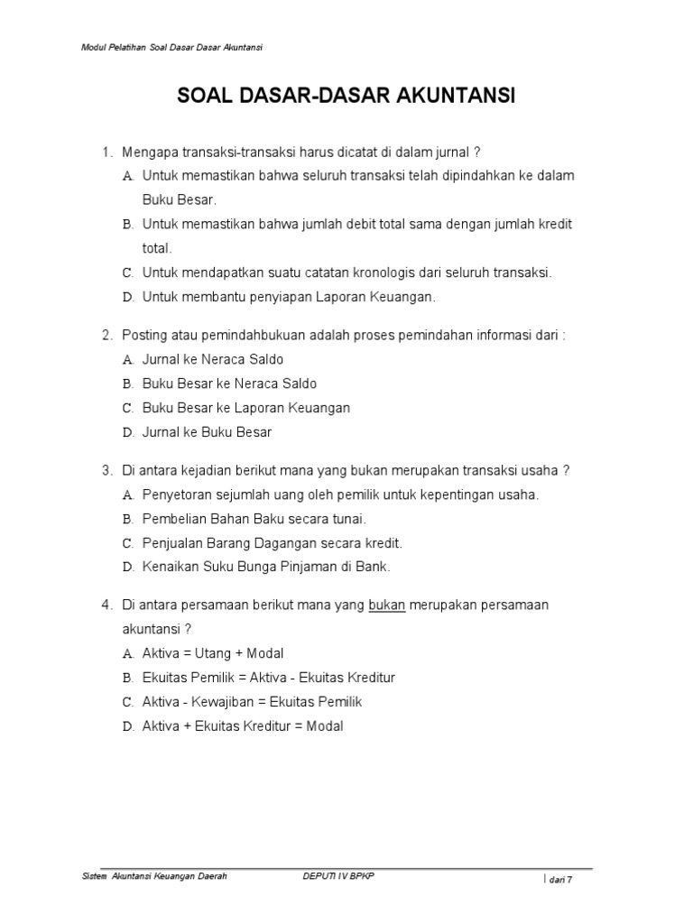 Adoc - Pub - Soal Dasar Dasar Akuntansi Dikonversi | PDF | Pengelolaan ...