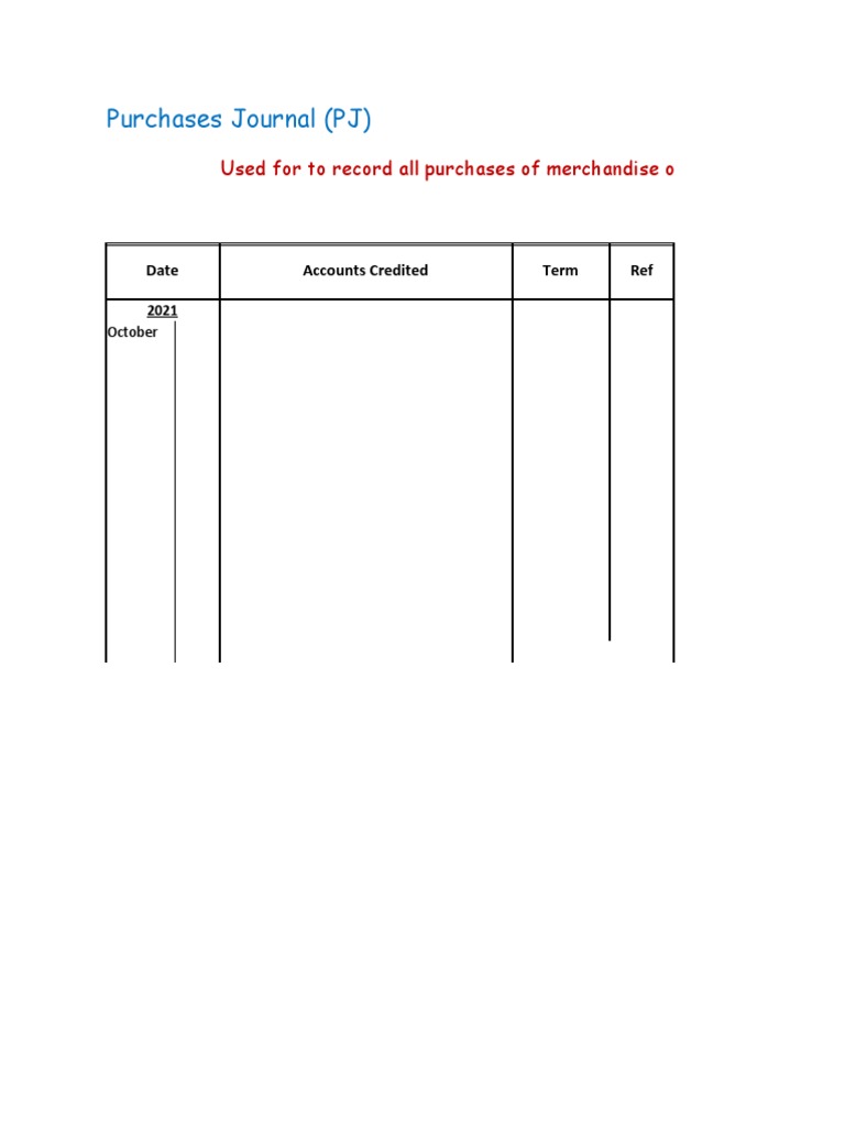 Special Journal and Subsidiary Ledger | PDF | Debits And Credits ...