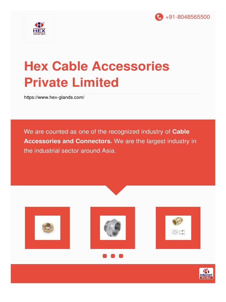 An Introduction to Hex Cable Accessories Private Limited: A Leading ...