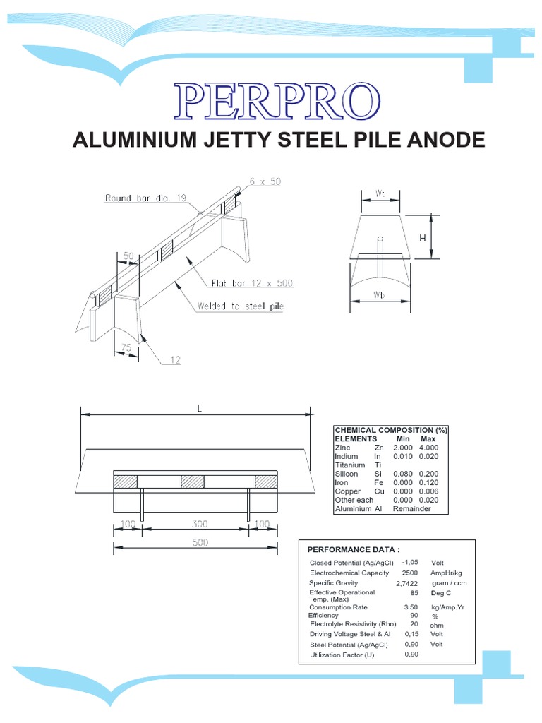 Brochure Anode - For Jetty Structure | PDF
