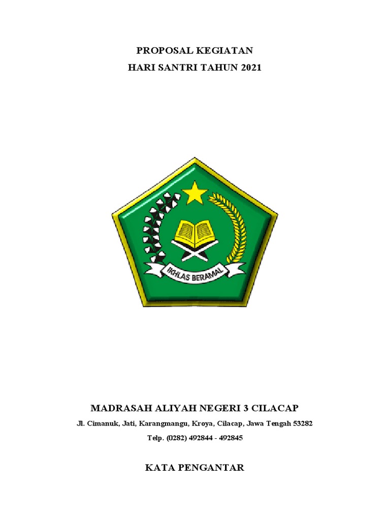 Hari Santri MAN 3 Cilacap 2021 | PDF