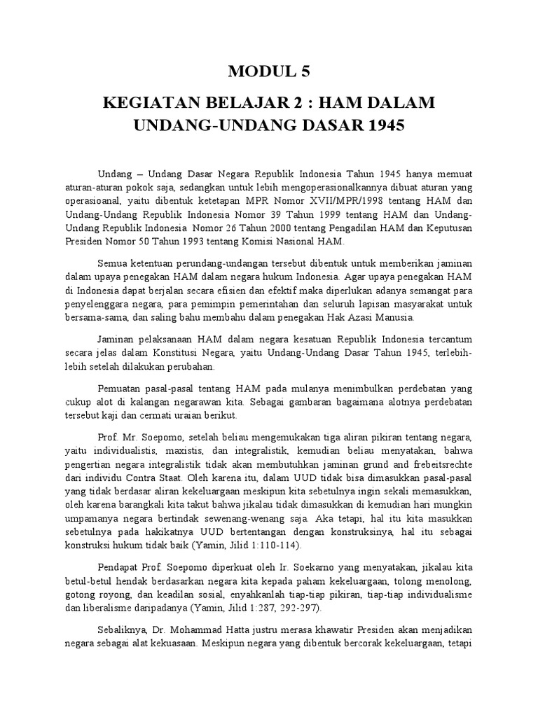 Modul 5 KB 2 PKN | PDF