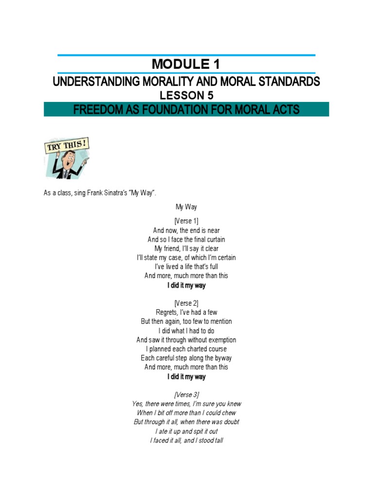 MODULE 1 Lesson 5 Classwork | PDF | Social Institutions | Social Science