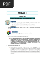 MODULE 1 Lesson 5 Classwork | PDF | Social Institutions | Social Science