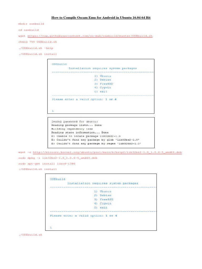 How To Compile Oscam Emu For Android Along With Oscam Manager Apk PDF Free | PDF
