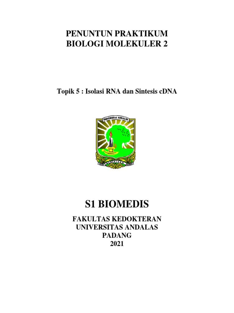 Isolasi RNA & Sintesis cDNA | PDF