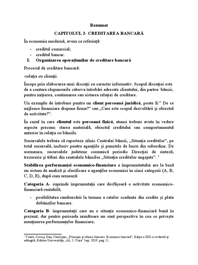 Rezumat Prima Parte Capitol 2 PTB | PDF