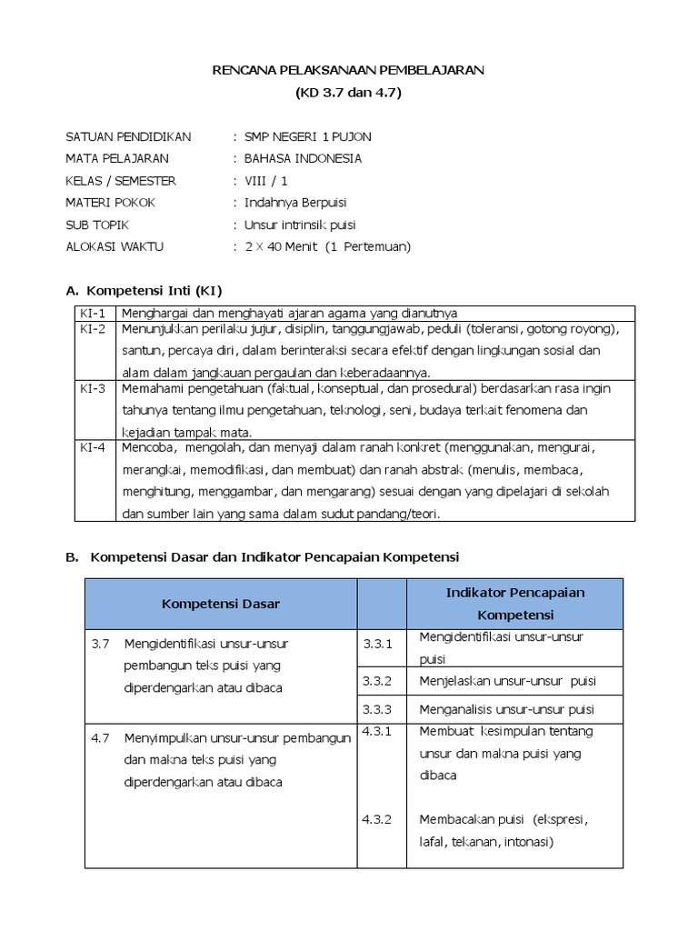 RPP Anyar Fix | PDF