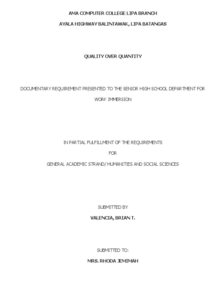 Ama Computer College Lipa Branch | PDF | Cognition | Human Nature