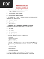 Worksheet 2 Homeostasis Answer Key | PDF | Homeostasis | Clinical Medicine