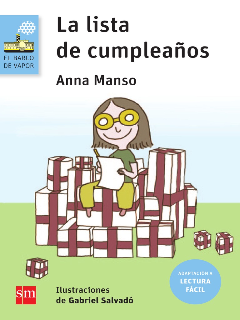 Cuento de Lectura Fácil. La Lista de Cumpleaños. Editorial SM - Cap 1 ...