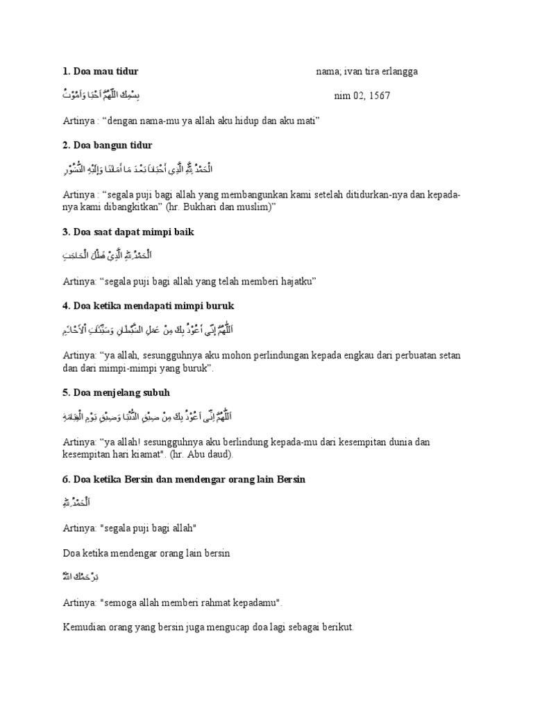 Kumpulan Doa | PDF