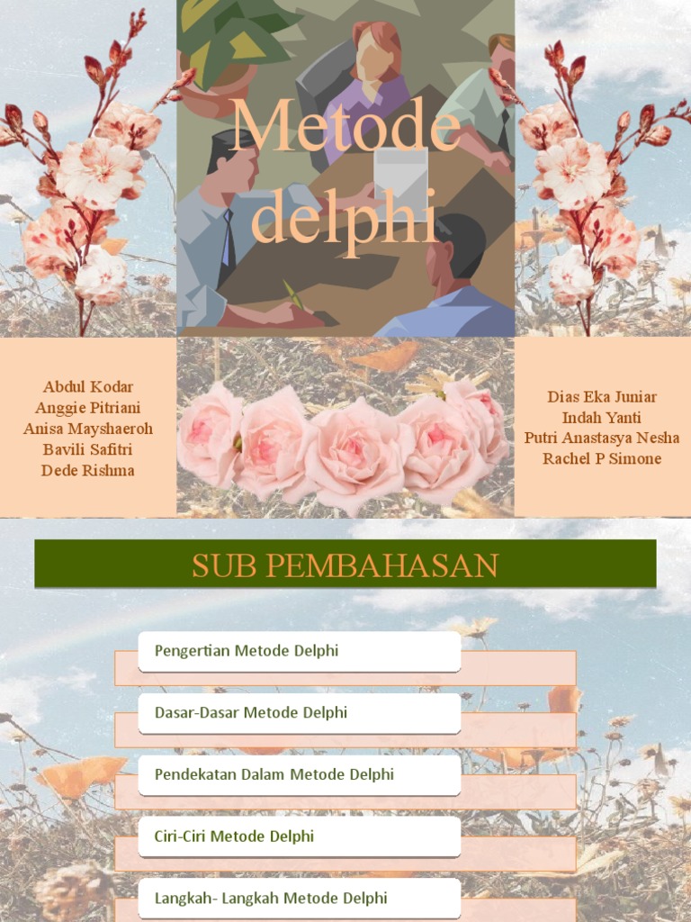 Panduan Lengkap Metode Delphi | PDF | Karier & Perkembangan