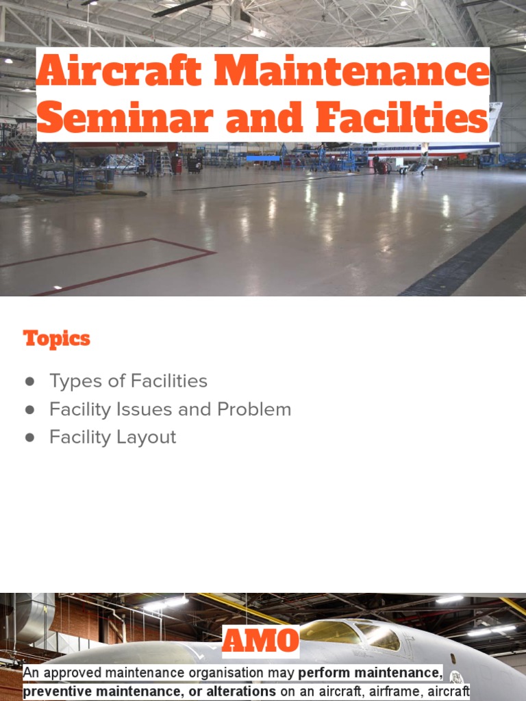 Aircraft Maintenance Seminar and Facilties | PDF | Radio | Lighting