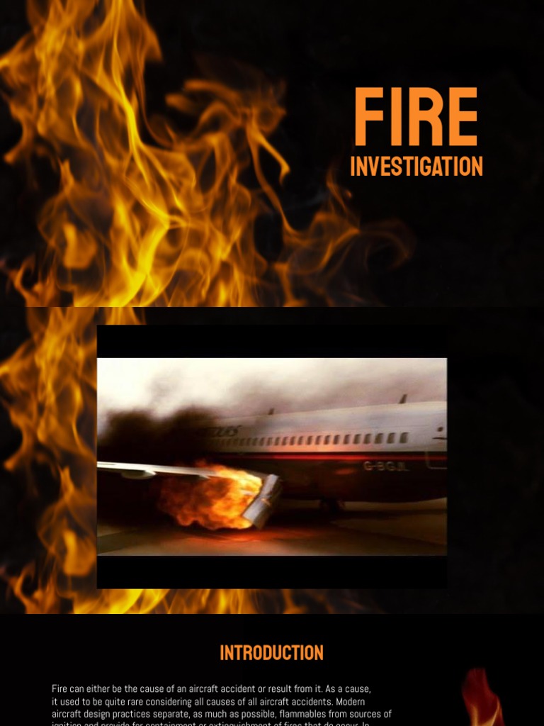 LESSON 4 - Fire Investigation | PDF | Combustion | Fires