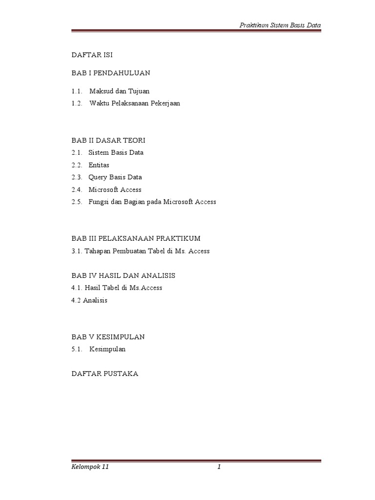 Laporan 1 - A11 | PDF