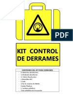 Instrucciones de Uso Kit Antiderrames | PDF