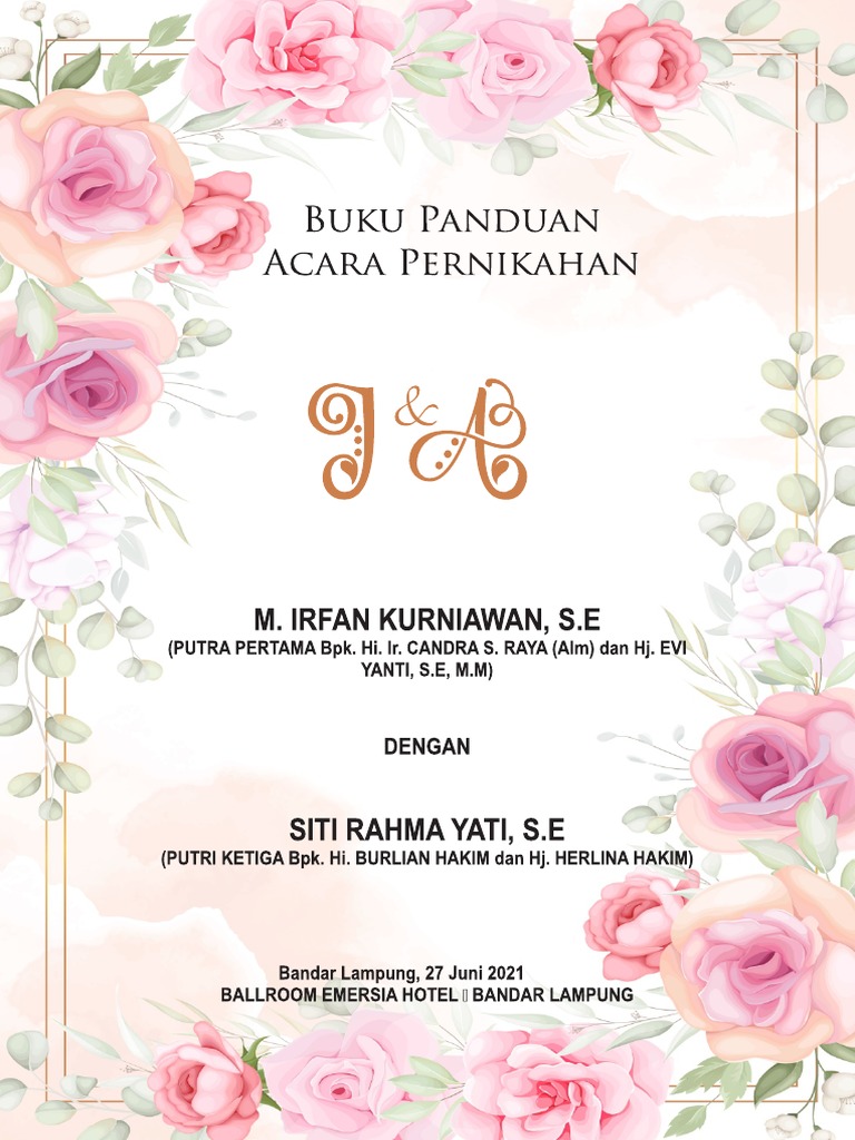 Buku Panitia Amma & Irfan Utk PDF | PDF