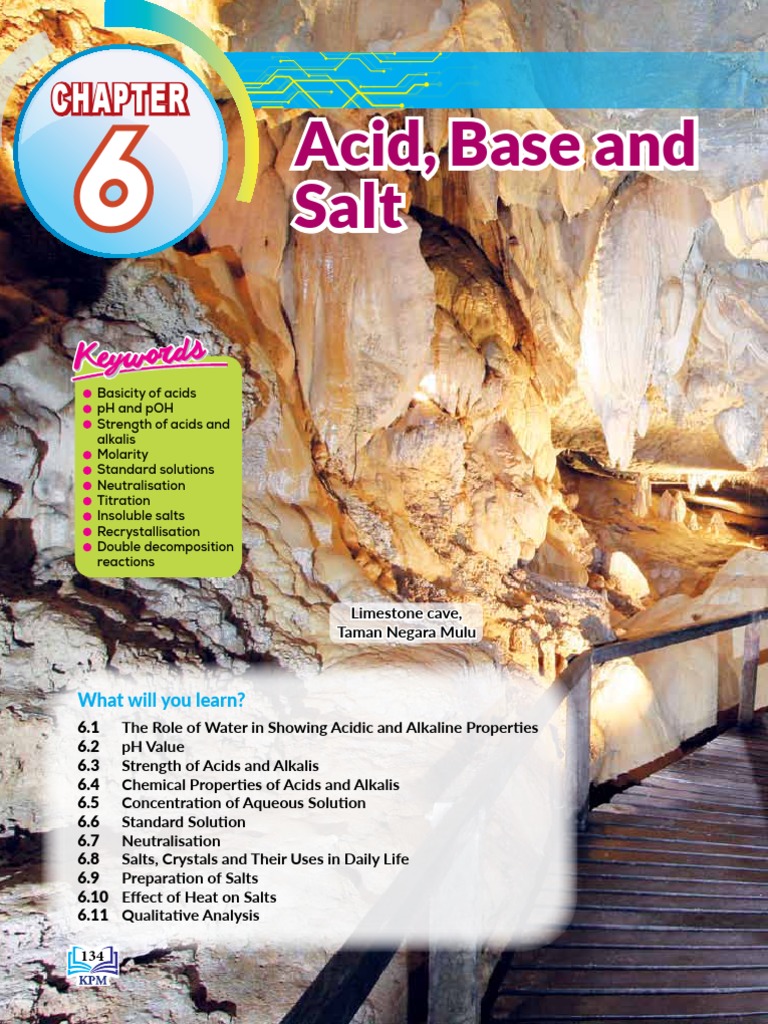 Form 4 Acid Base and Salt | PDF | Ph | Hydroxide