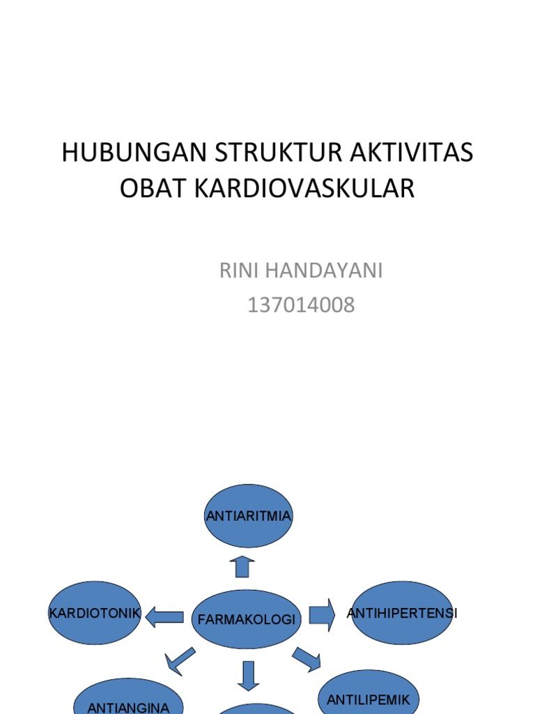 Hsa Obat Kardiovaskular Rini | PDF