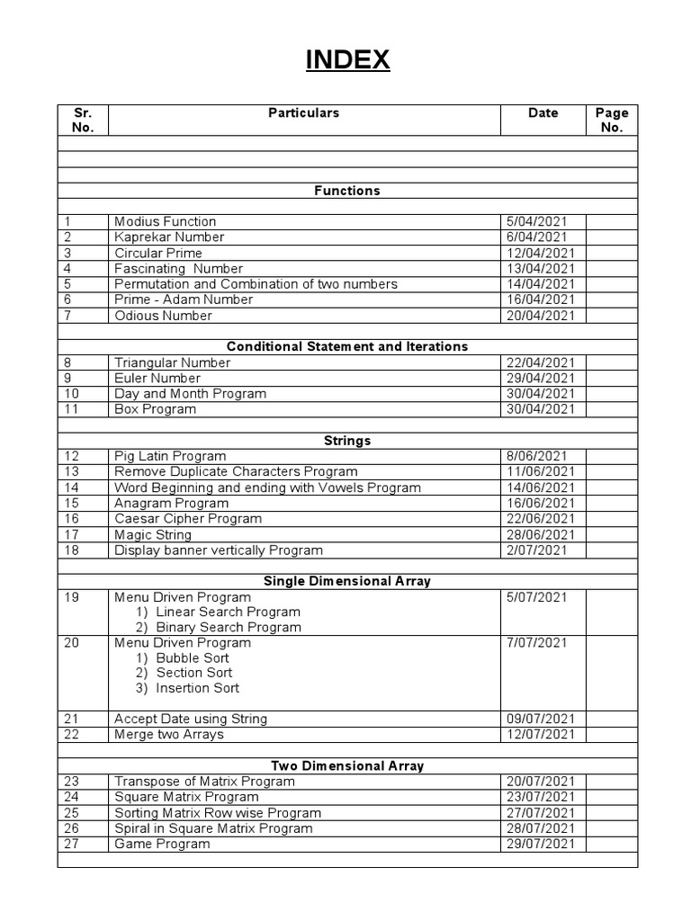 JOURNAL PROGRAMS - 2021-22 - For Student | PDF | Queue (Abstract Data ...