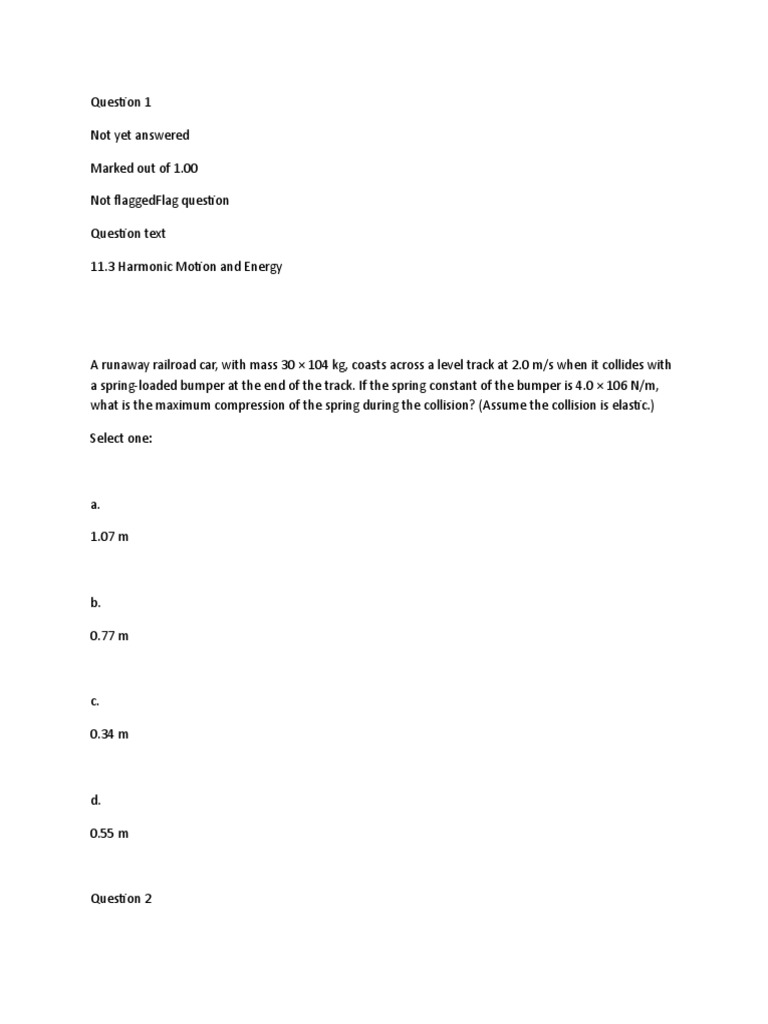 College Physics Final Quiz | PDF | Motion (Physics) | Metrology