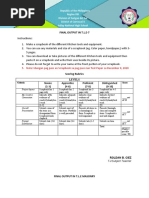 Rubrics For Classroom Cleanliness Assessment | PDF | Waste | Teaching ...