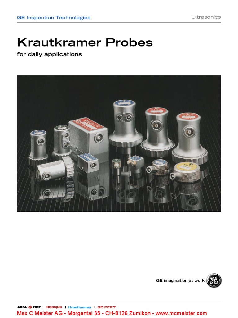 Krautkramer Probes: For Daily Applications | PDF | Ultrasound ...