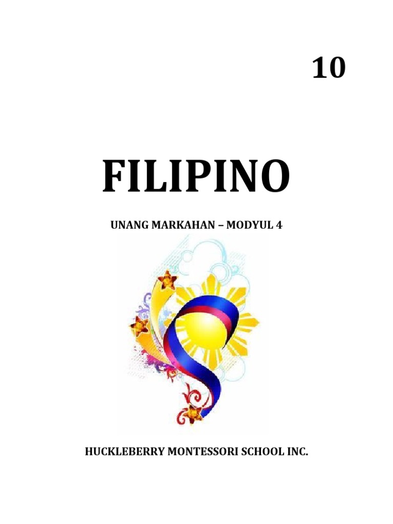 1st Grading Filipino10 Module4 | PDF