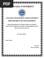 HU Research Proposal, Thesis and Dissertation Writting MANNUAL | PDF ...