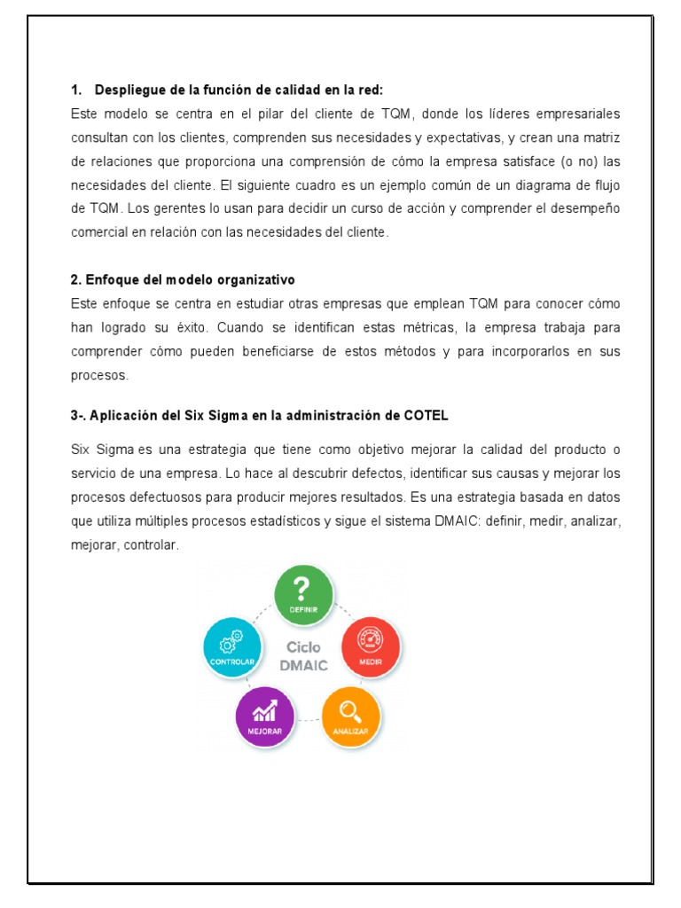 Despliegue de La Función de Calidad en La Red | PDF | Crecimiento ...