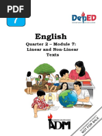 Lesson 7 Linear and Non Linear Text | PDF | Pie Chart | Infographics