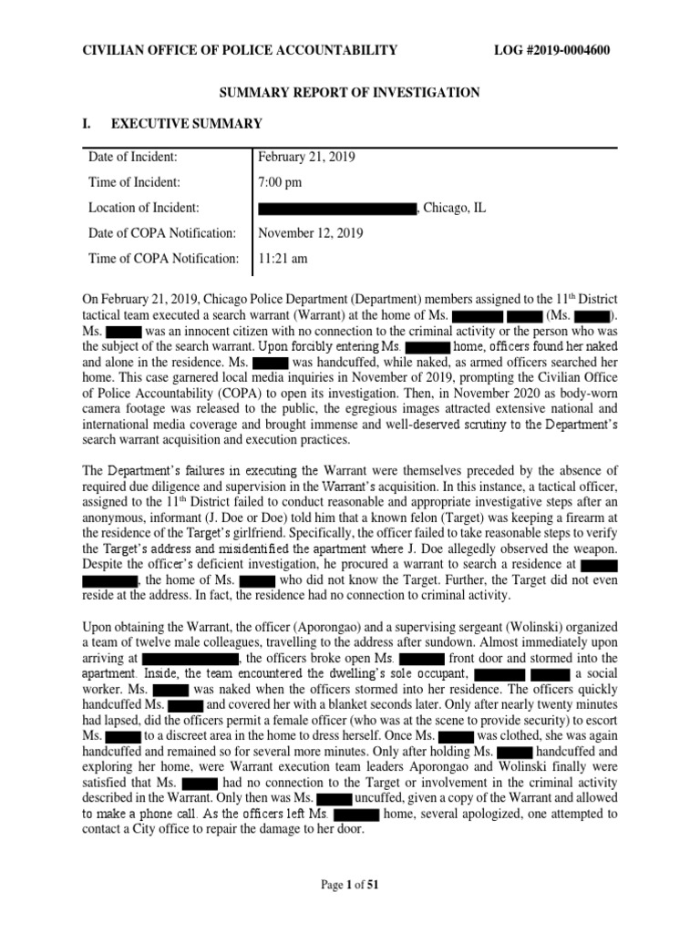Full Ella French Report | PDF | Search Warrant | Fourth Amendment To ...