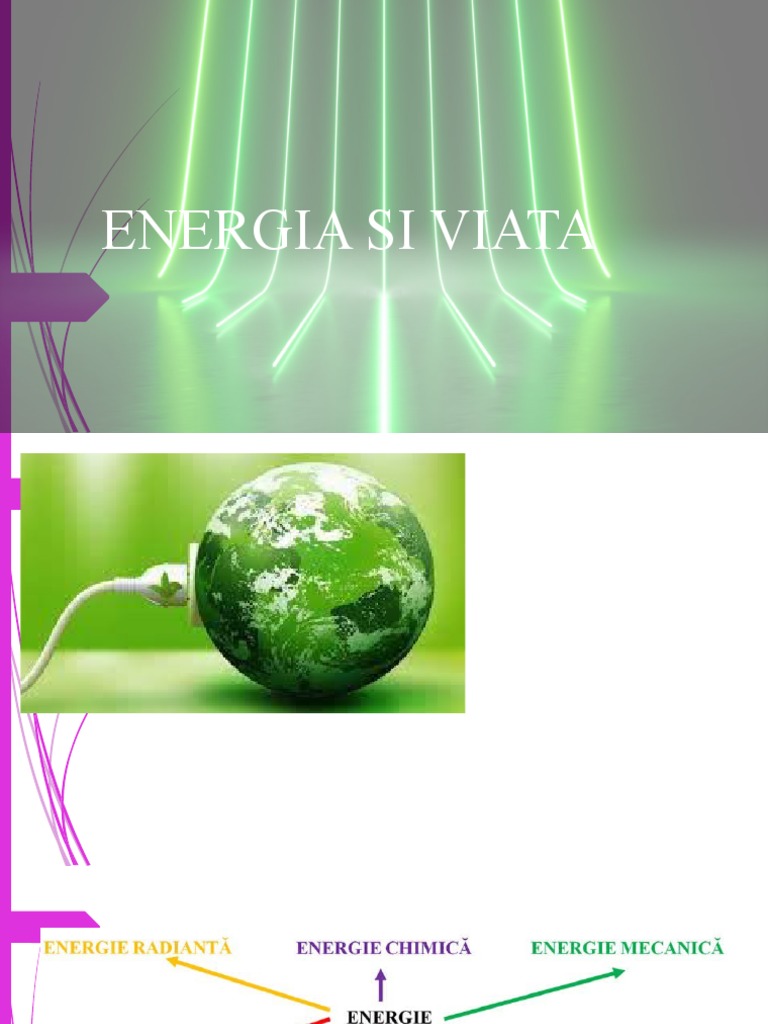 Energia Si Viata | PDF