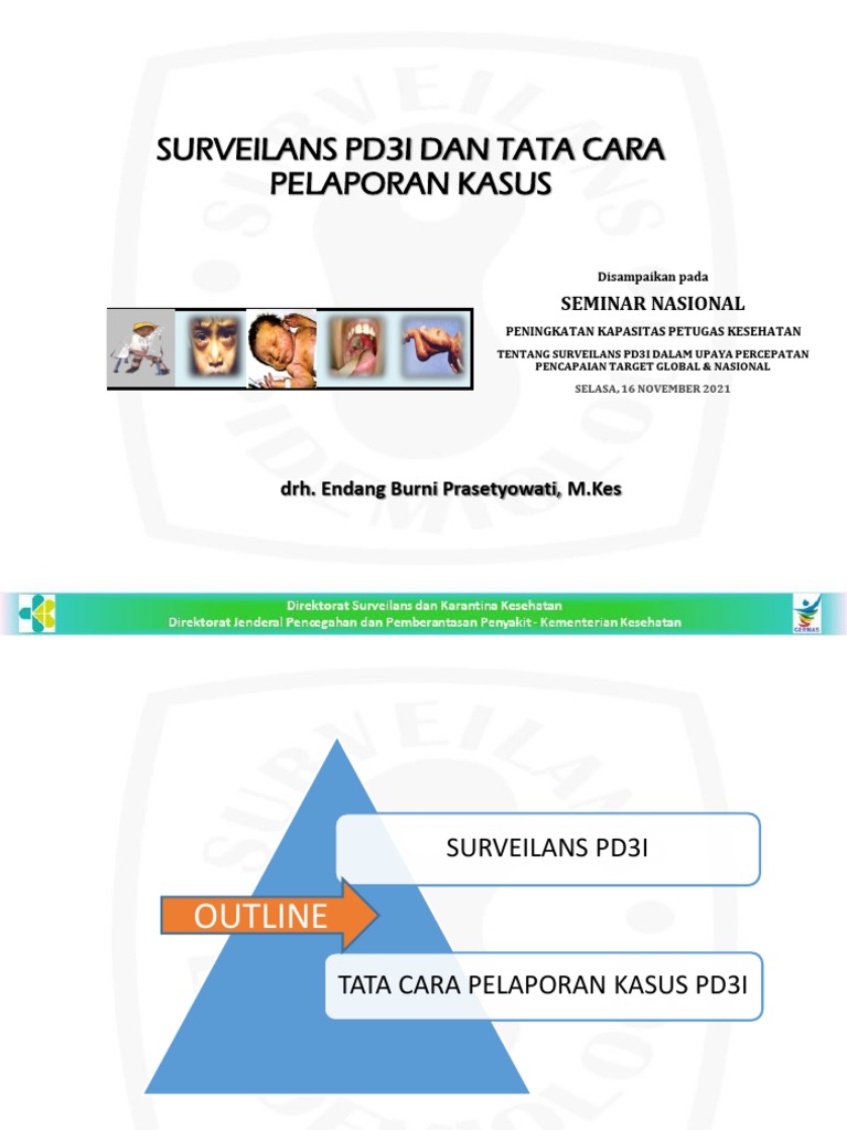 Surveilans PD3I Dan Tata Cara Pelaporan Kasus | PDF