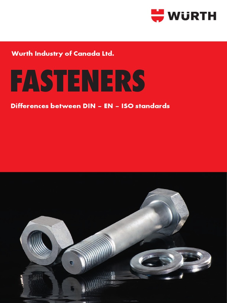 Fasteners DIN-EN-ISO Standards | PDF | Screw | Metalworking