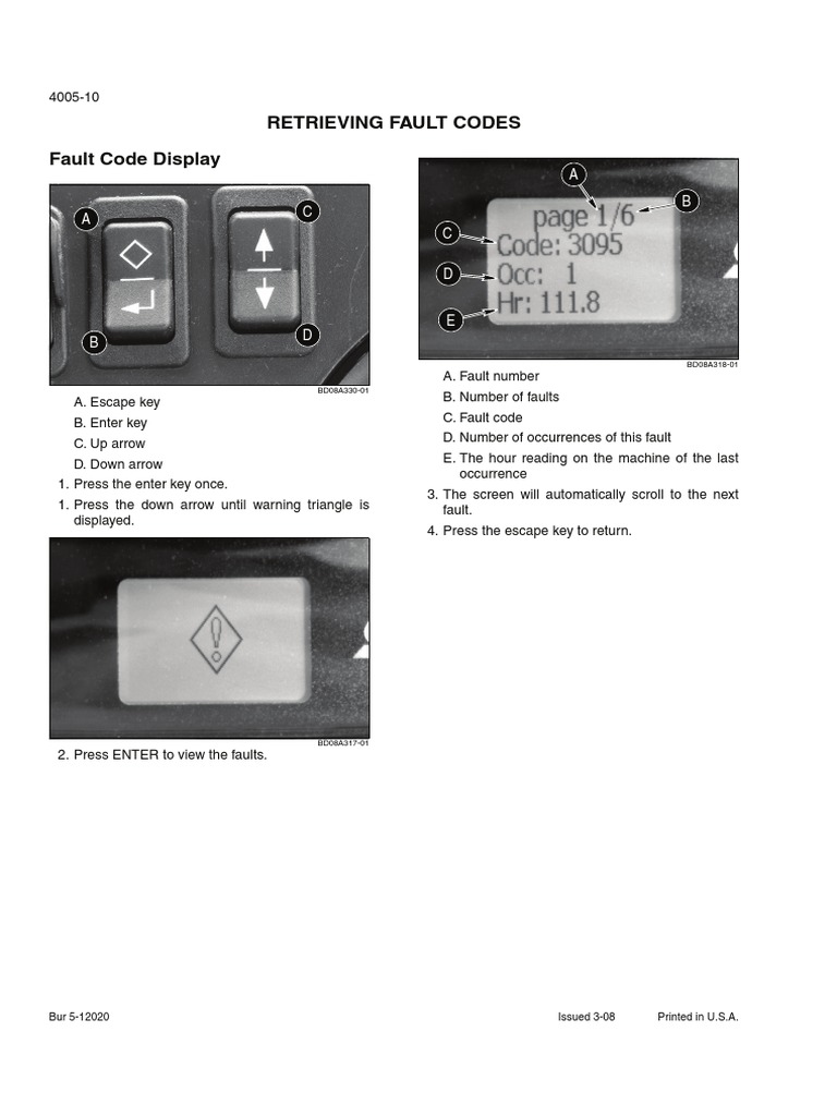 Codigos de Error Case 580 N M y SM-1 | PDF | Relay | Throttle