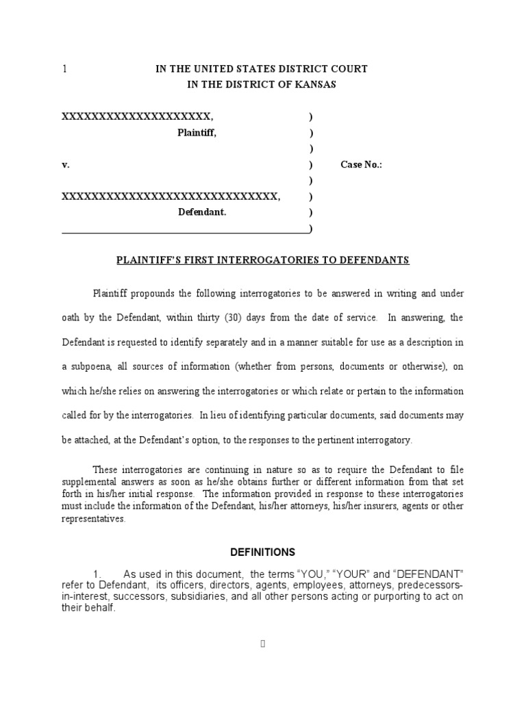 Employment Complaint | PDF | Interrogatories | Lawsuit