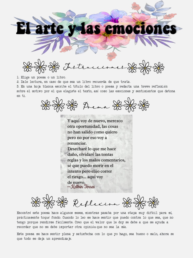 El Arte y Las Emociones TSLM | PDF