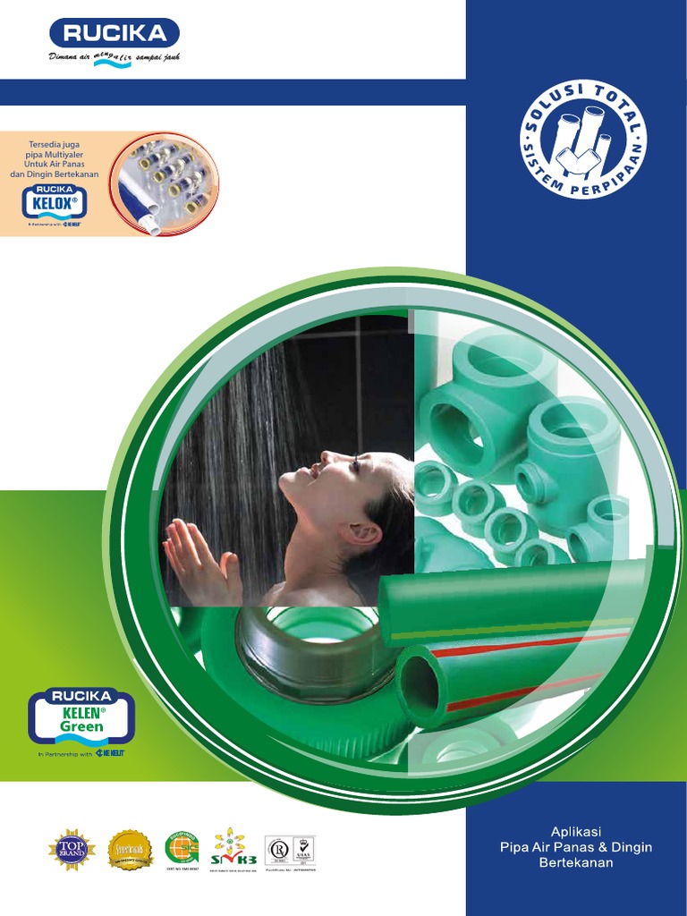 Katalog Pipa PPR Rucika Kelen Green | PDF