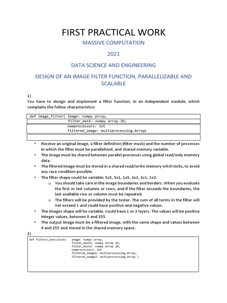 First Practical Work 3 Pdf Subroutine Array Data Structure 